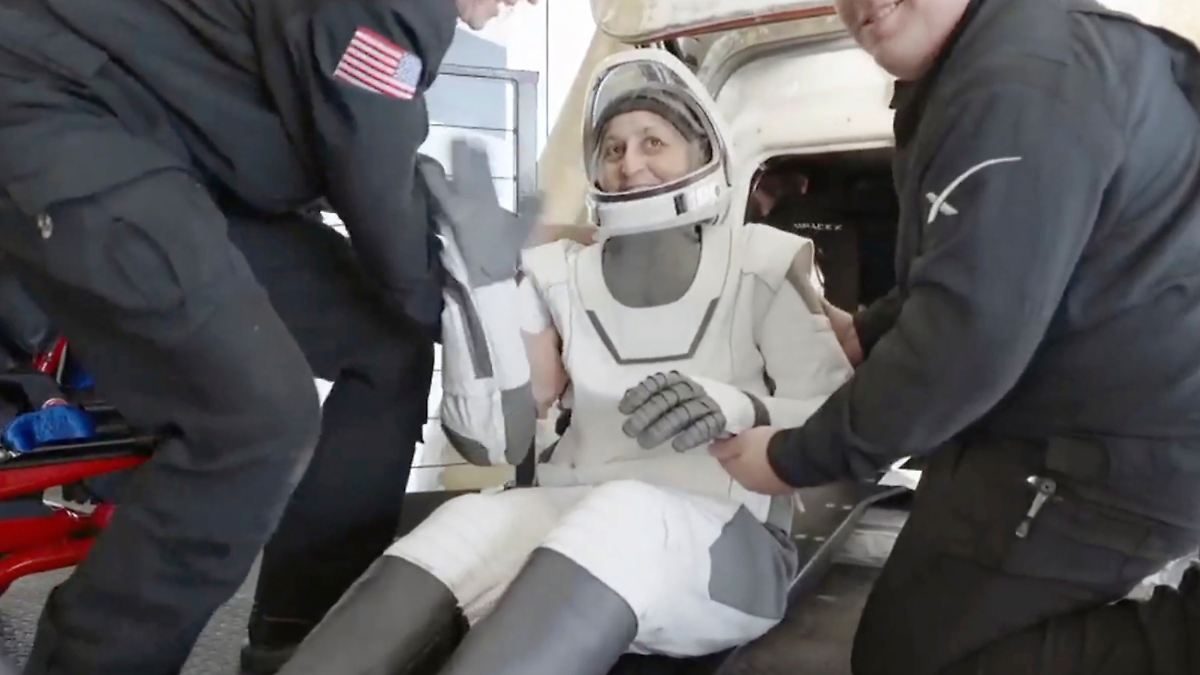 Nach neun Monaten auf der ISS: Gestrandete Nasa-Astronauten sind auf ...