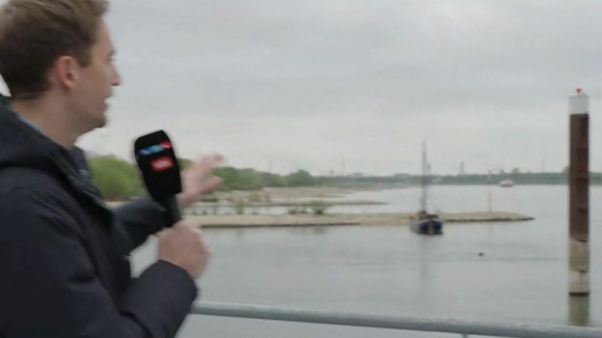 "Rheinpegel halb so hoch wie sonst": ntv-Reporter: Gibt Forderung nach ...