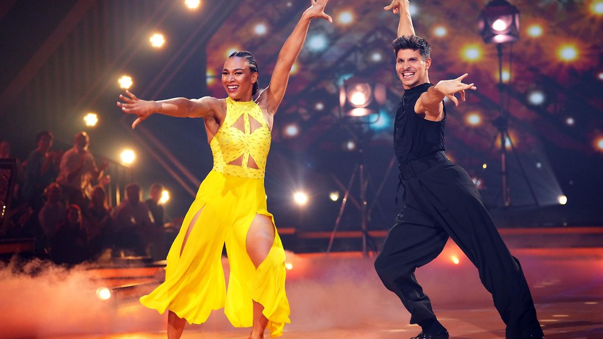 60 Punkte an nur einem Abend: Marie Mouroum festigt ihre "Let's Dance ...