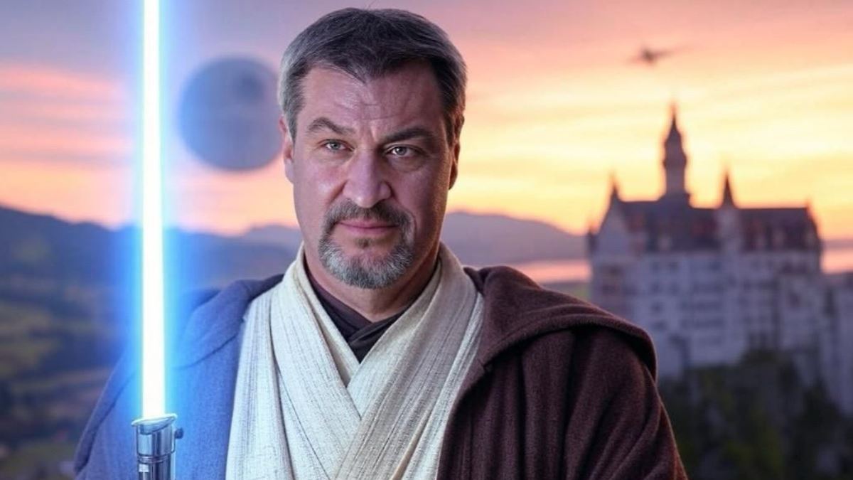 "Auf der hellen Seite der Macht": Söder grüßt zum Stars-Wars-Tag in ...