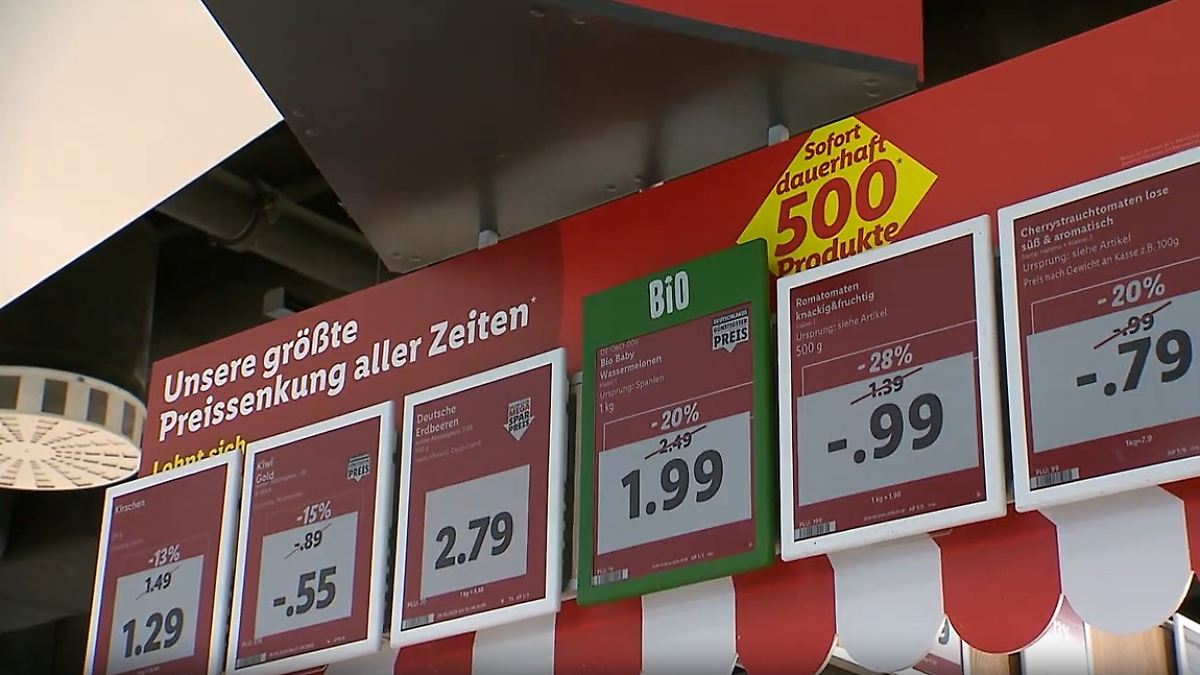 "Größte Preissenkung aller Zeiten": Tritt Lidl eine Rabattschlacht der ...