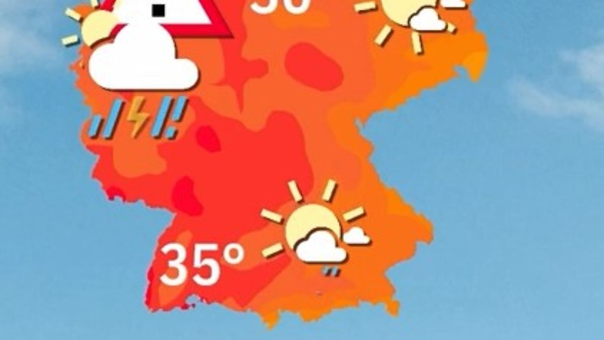 Gewitterwarnung zum Wochenende: Bis zu 35 Grad - erste Hitzewelle rollt an - n-tv.de