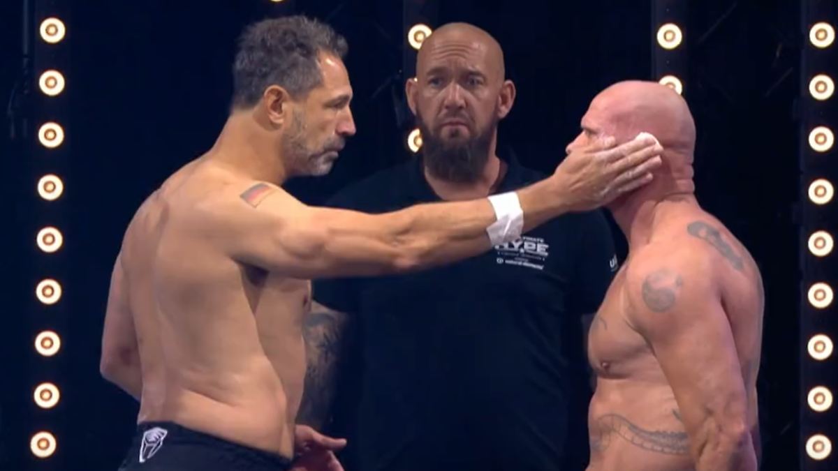 "Evil Jared" zeigt keine Gnade: Bloodhound-Gang-Bassist haut Thorsten Legat k. o. - n-tv.de