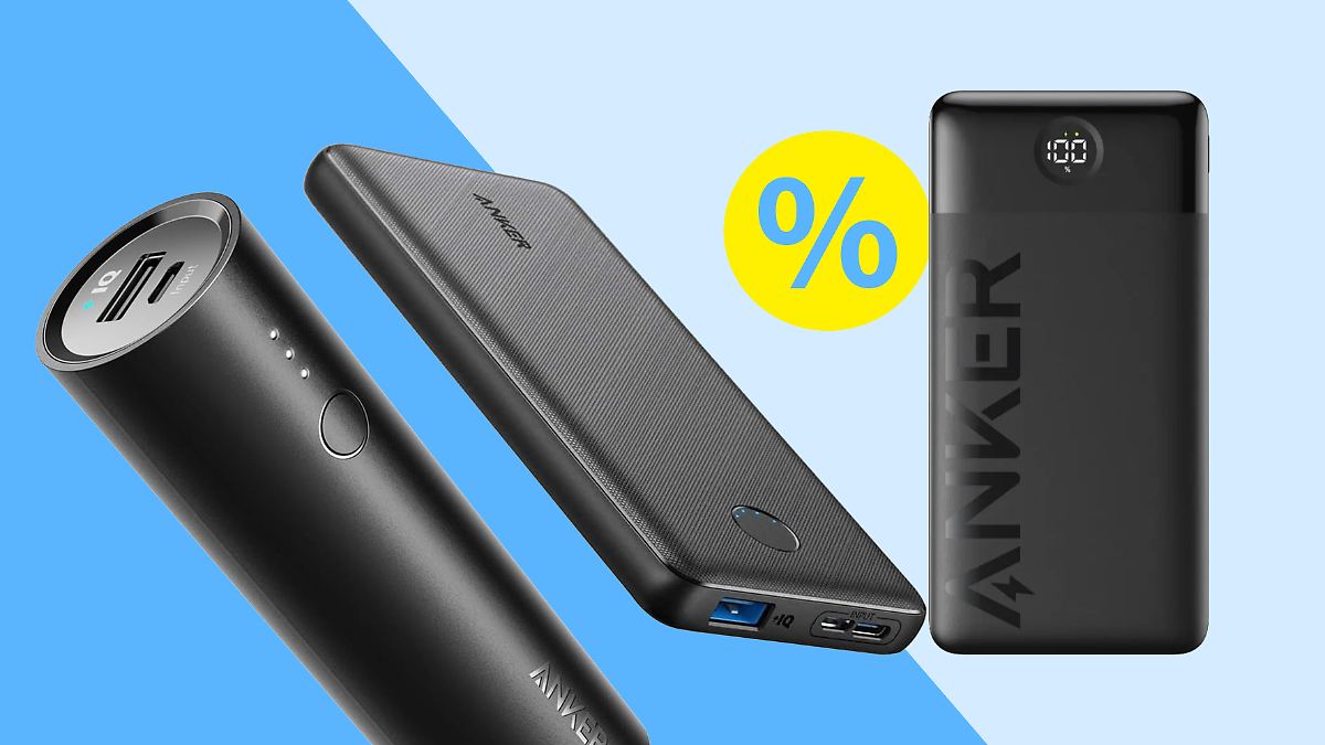 Fünf Modelle im Check: Klein und kompakt: Diese Powerbanks sind ...