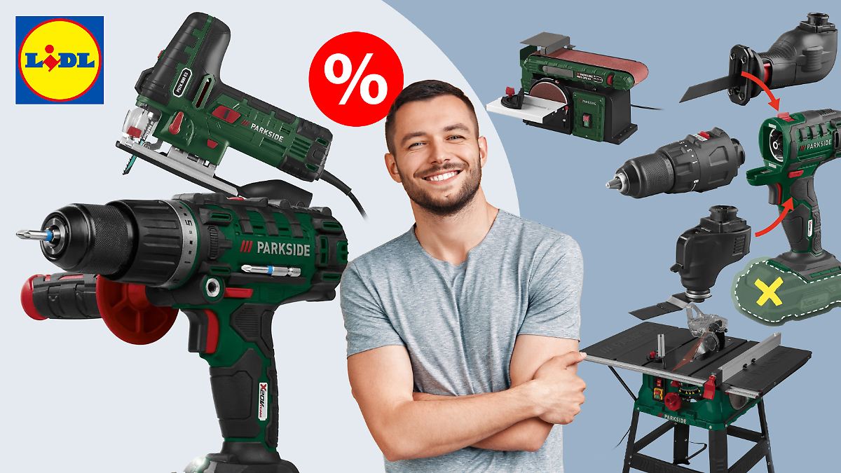 Parkside-Werkzeug im Angebot: Lidl schraubt mächtig am Preis - n-tv.de