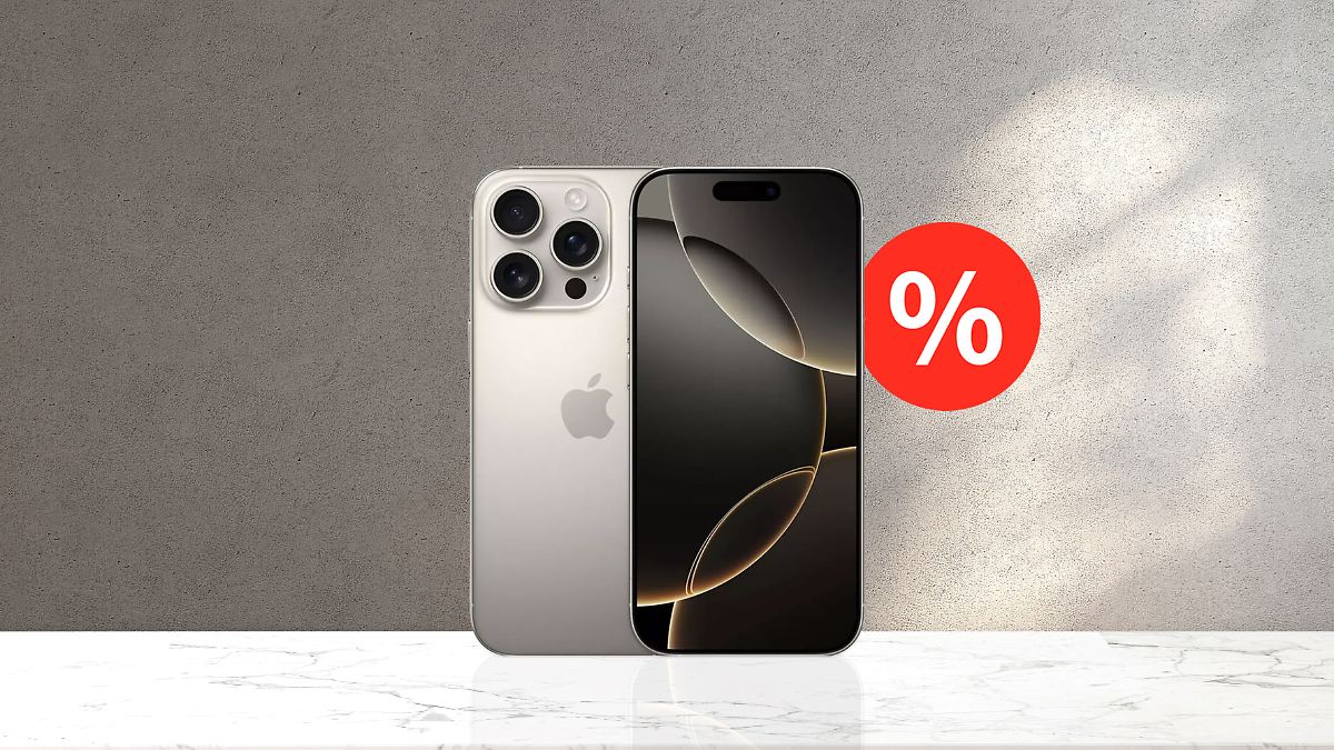 Rekord-Deal: iPhone 16 Pro zum besten Preis aller Zeiten sichern - n-tv.de